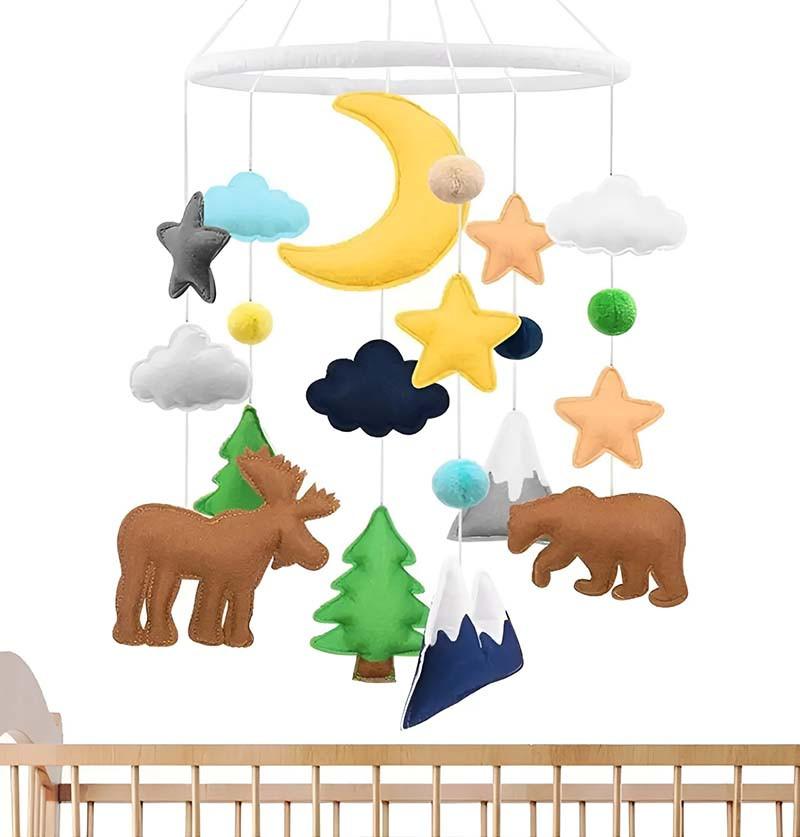 Baby Cot Mobile | Cot Hanging | Baby Nursery Decor | Crib Mobile | Best ...