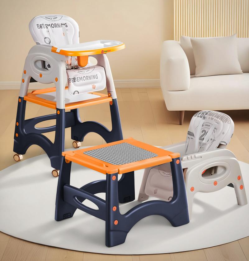 HunyHuny 8-in-1 Convertible Baby High Chair with Activity Table, Dining ...