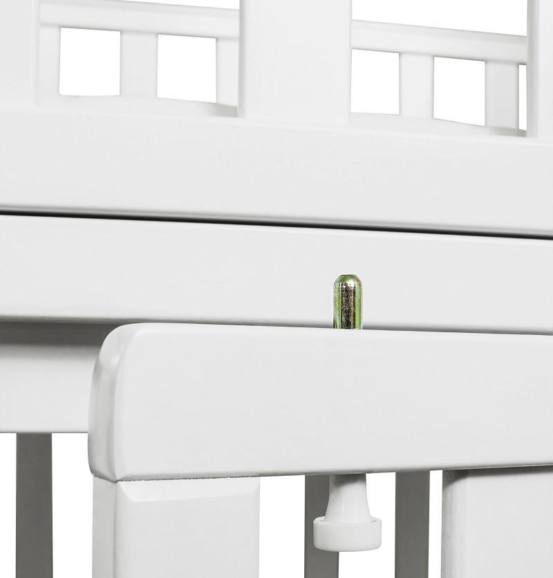 Pinewood Multifunctional Baby Bed Crib Rocking Cot- with Mattress ...