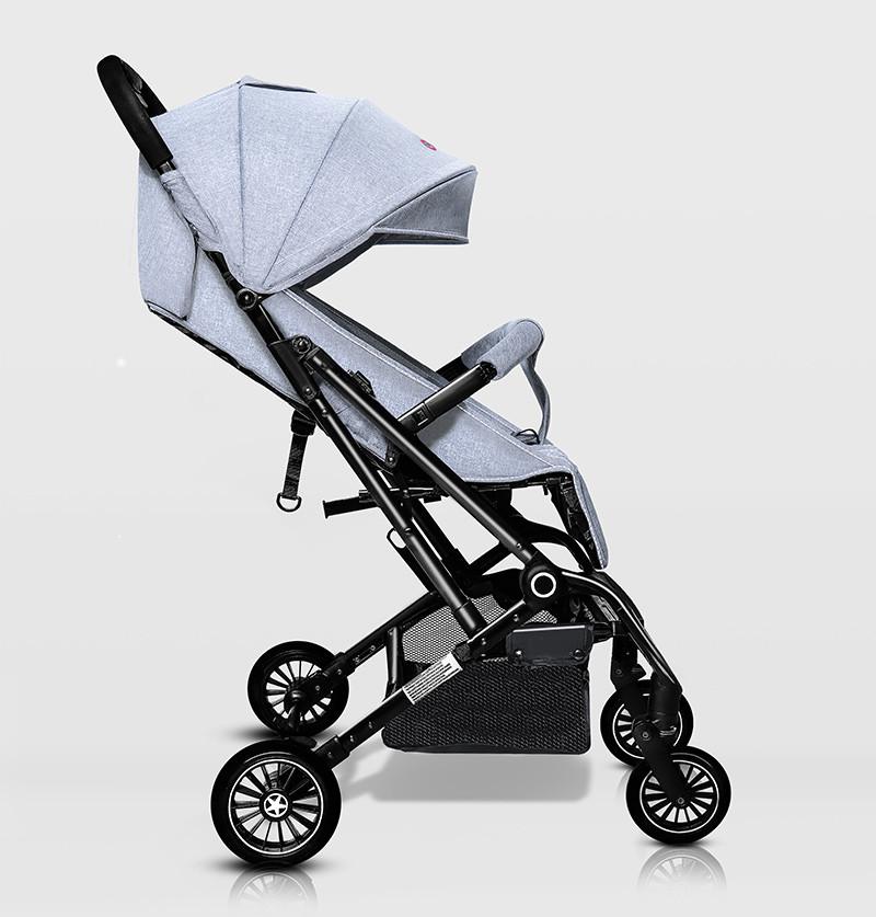 HunyHuny Z Fold Premium Travel Stroller - Grey | Small Z fold| Flight ...